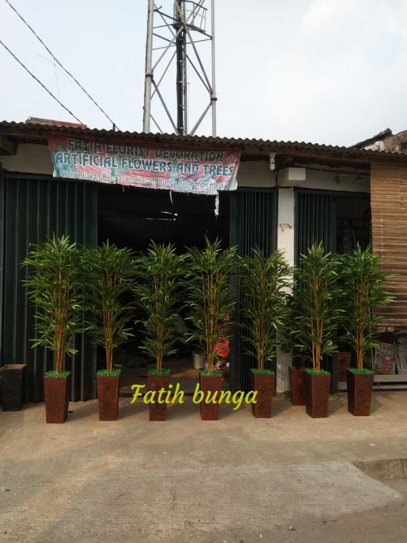 Promo pohon bambu plastik,bunga hias, artificial Diskon 11% di Seller ...