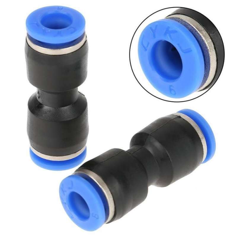 Jual Pneumatic Quick Fitting Tube Connector Jointer Sambungan Selang Pu ...