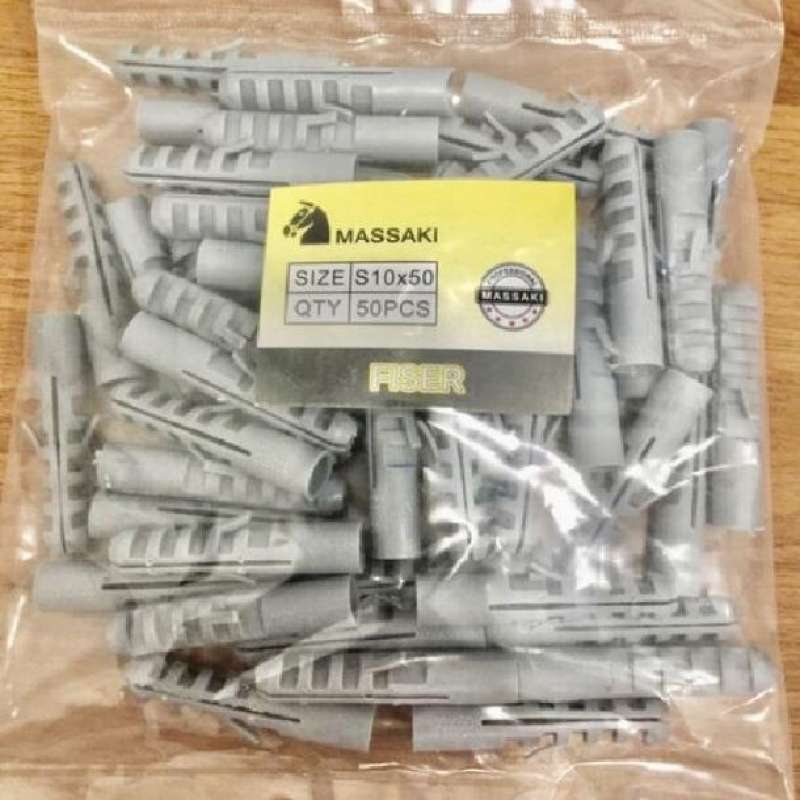 Jual Piser Untuk Skrup Baut Tembok Ukuran S10x50 10mm Isi 50 Pcs Di ...