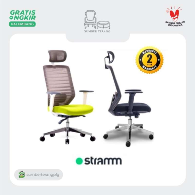 Promo Kursi Direktur Kursi Manager Kursi Kerja Ergonomis Stramm Ramos I ...