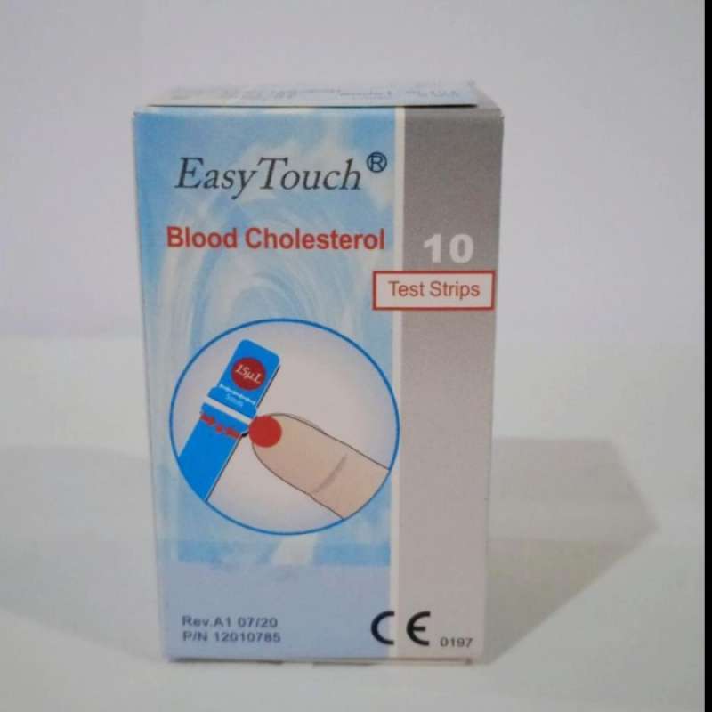 Jual Easytouch Blood Cholesterol Test Strip /alat Strip Tes Kolesterol ...