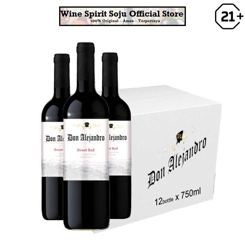 Jual Don Alejandro Sweet Red Wine 750ml x 12botol (Karton) Red Wine di ...