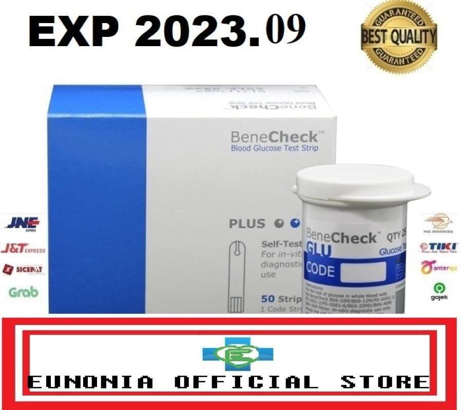 Jual Test Strip Gula Darah ( Khusus Alat Benechek Plus) Di Seller ...