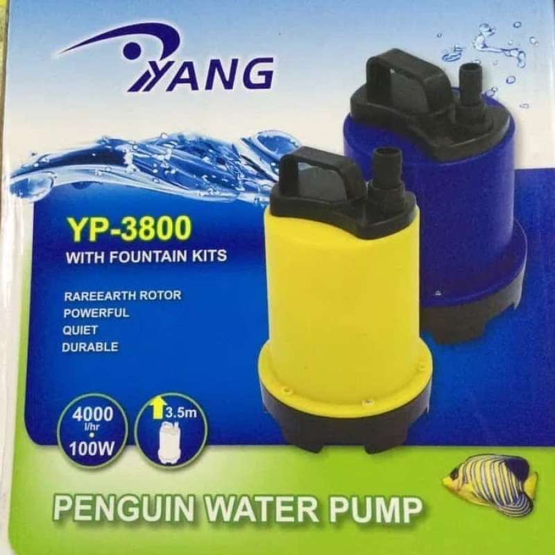 Promo Aquarium Kolam Ikan Pompa Celup Water Pump Yang Yp 3800 Ori Diskon 23% di Seller Regaza ...