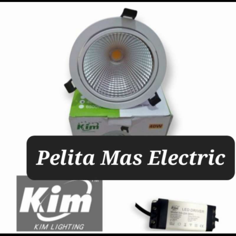 Promo Kim Downlight Led Cob 40W 40 Watt 40Watt Spotlight Ceiling Light Inbow Diskon 38% di ...