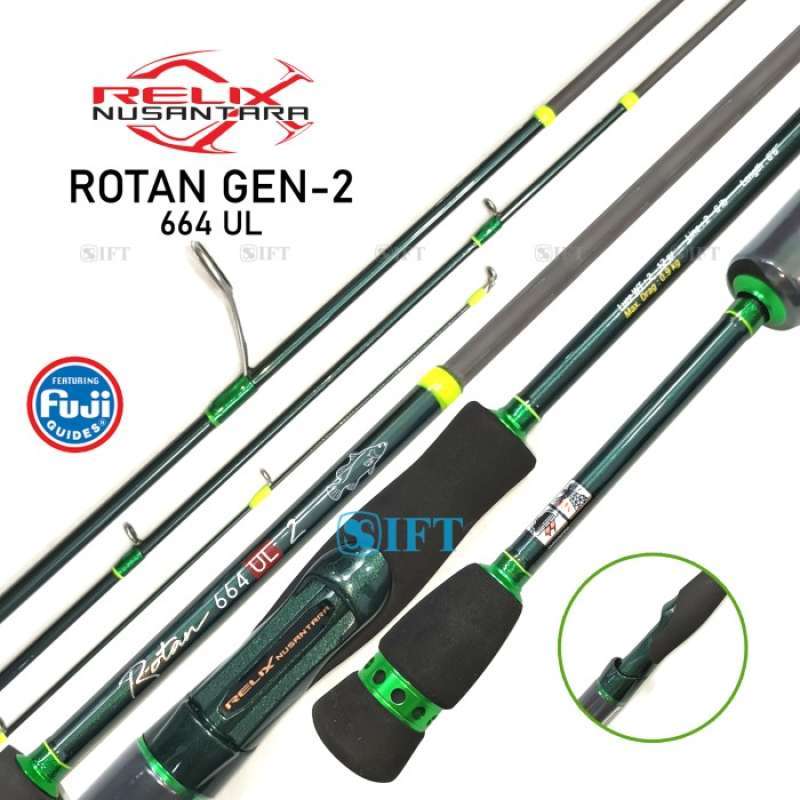 Promo Joran Relix Nusantara ROTAN Gen-2 | Full Fuji | UL Travel Rod ...