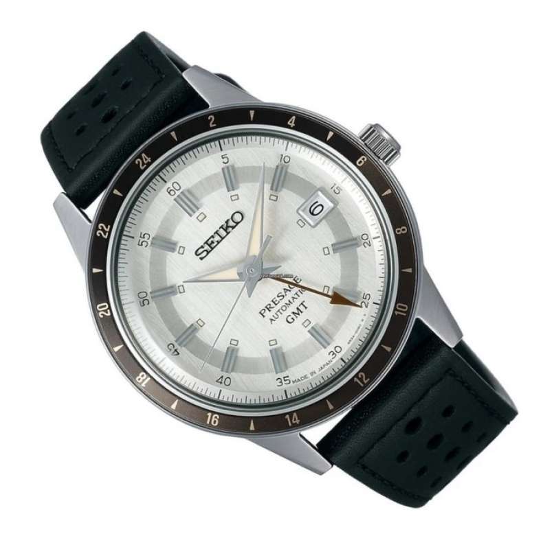 Jual Seiko Presage 60's Series SSK011J1 SSK011 Leather Automatic GMT di ...