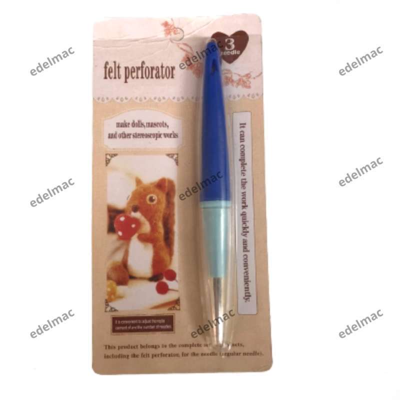 Jual Jarum Isi 3 Felting Needle Punch Alat Kerajinan Boneka Tusuk Pen ...
