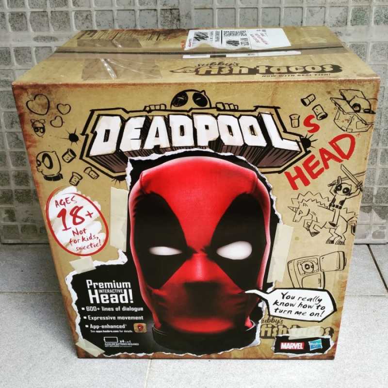 Promo HASBRO X-MEN DEADPOOL INTERACTIVE HEAD PROP REPLICA MARVEL ...