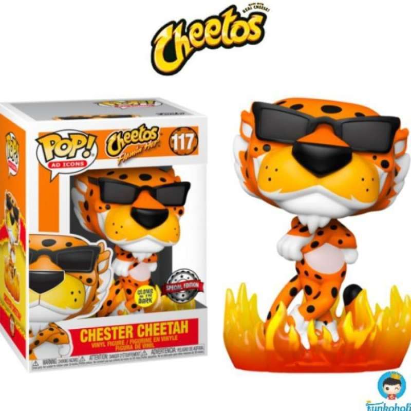 Promo Funko Pop! Ad Icons Cheetos - Chester Cheetah With Flames (Glow ...