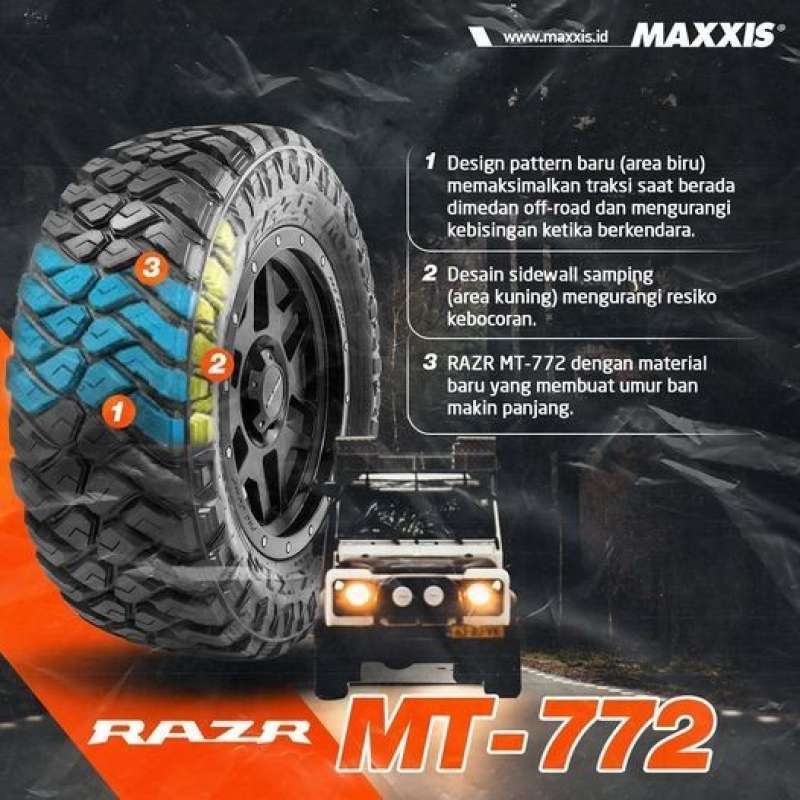Jual Ban Maxxis Razr Mt 772 265 75 R16 Ban Mobil Land Cruiser Vx80 ...
