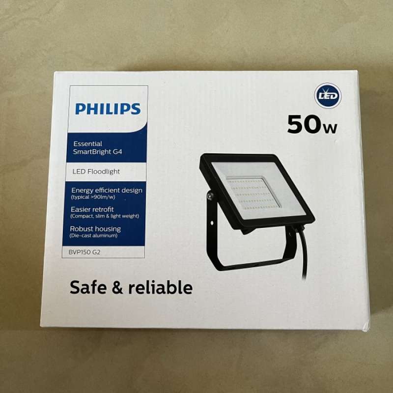 Promo Philips BVP150 Lampu Sorot LED 50W Flood Light 50 W Tembak 50 Watt Diskon 23% di Seller ...