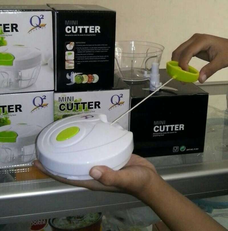Jual Mini Cutter/alat Potong Sayur Dan Buah Mini Q2 Di Seller Anabel ...