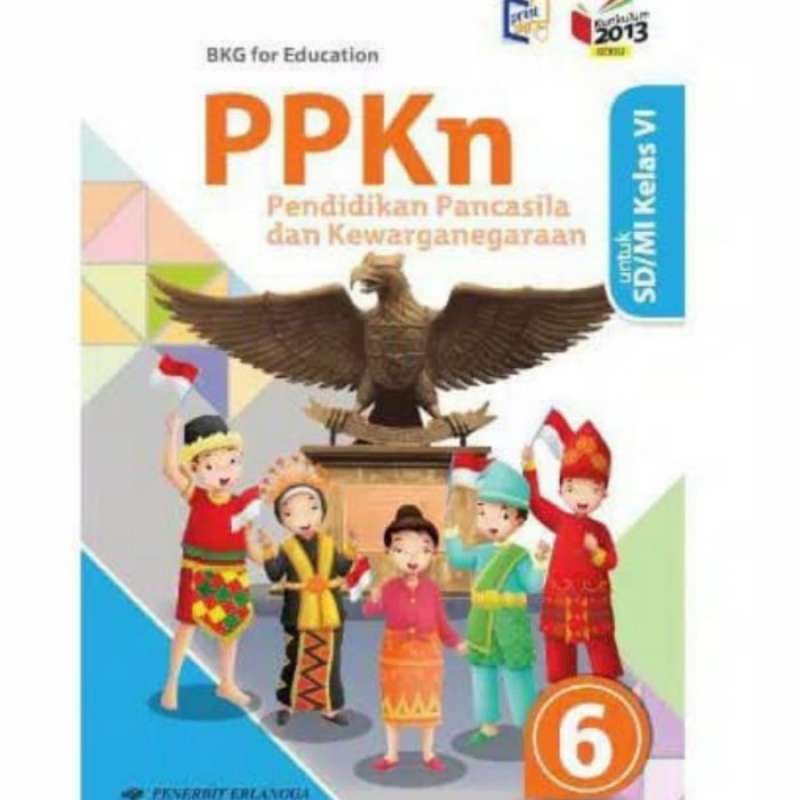 Jual Buku Ppkn Kelas 6 Sd K13n Penerbit Erlangga Di Seller Indah Library - Tegal Alur, Kota ...