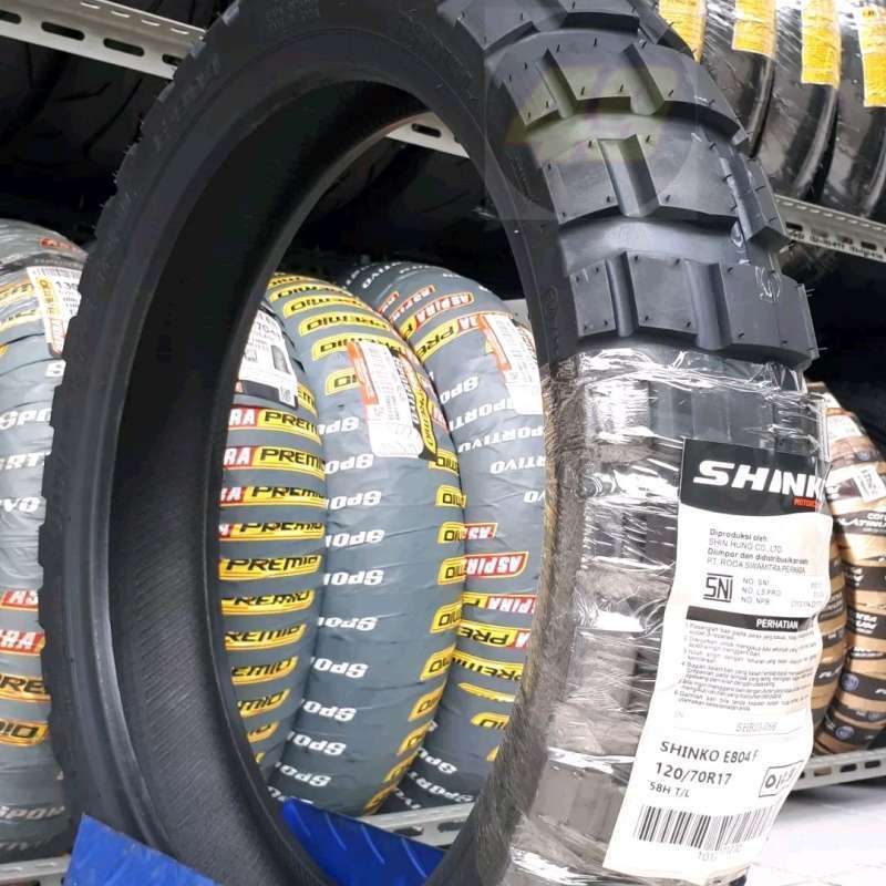 Jual Shinko Tire E804 Big Block 120.70.17 Ring 17 Front Adventure Trail ...