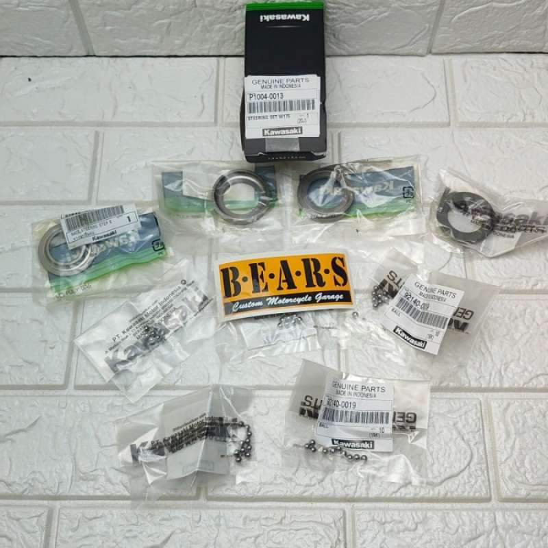 Promo Komstir Kawasaki W175 Steering Set W175 Diskon 23% di Seller Zuma ...