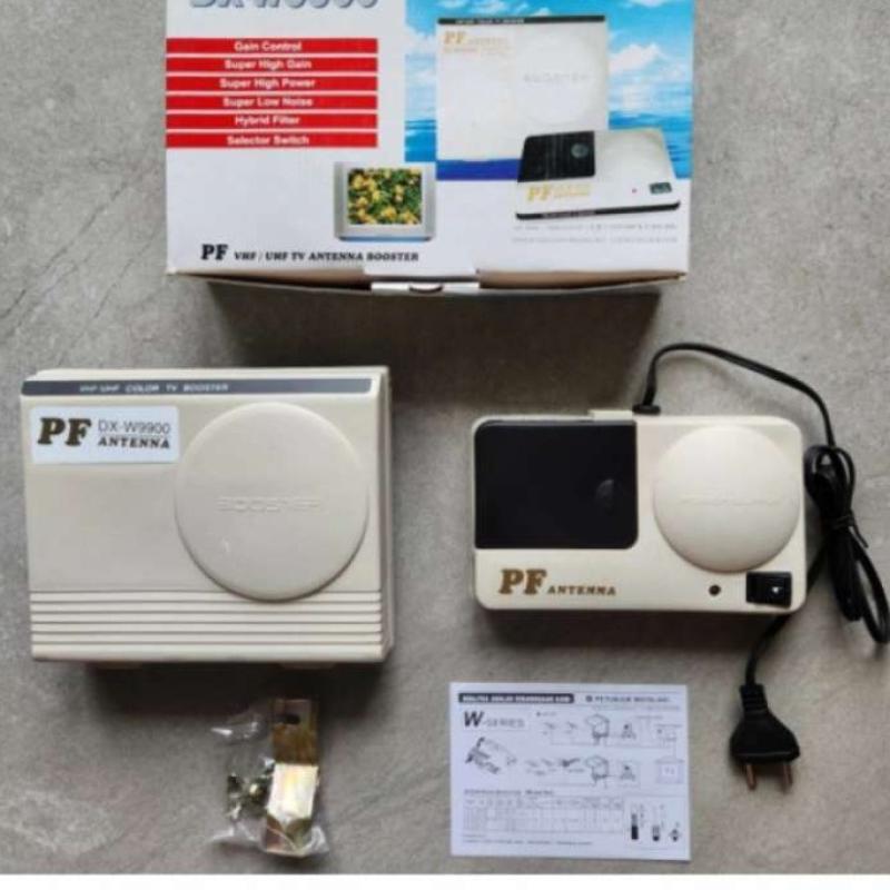 Jual PF VHF / UHF TV ANTENA BOSTER PF 9900 BOOSTER PENGUAT SINYAL ...