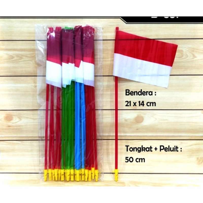 Jual MERAH PUTIH - Pack isi 20 Bendera Peluit HUT RI Kemerdekaan ...