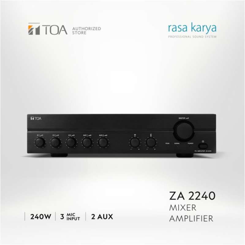 Promo TOA ZA 2240 Power Amplifier 240W Ampli ZA2240 240 W Original ...