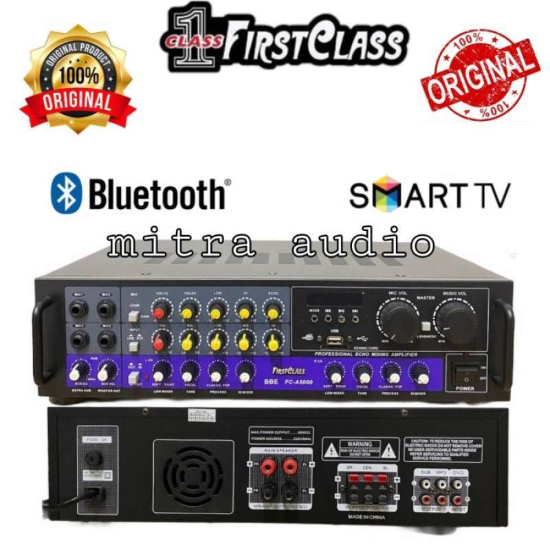 Jual Amplifier power mixer karaoke bluetooth original firstclass fc ...
