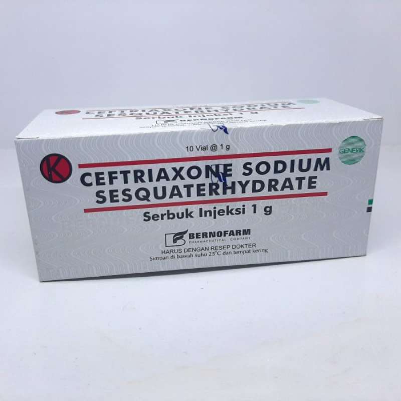 Jual Original Ceftriaxone - Ceftriakson per Box di Seller Saif shop ...