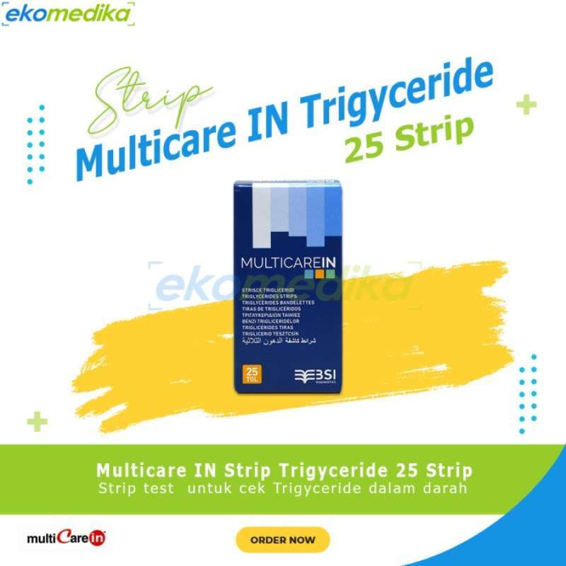Promo Strip Multicare In Tg Trigliserid Trigyceride Strip Isi 25 Diskon ...