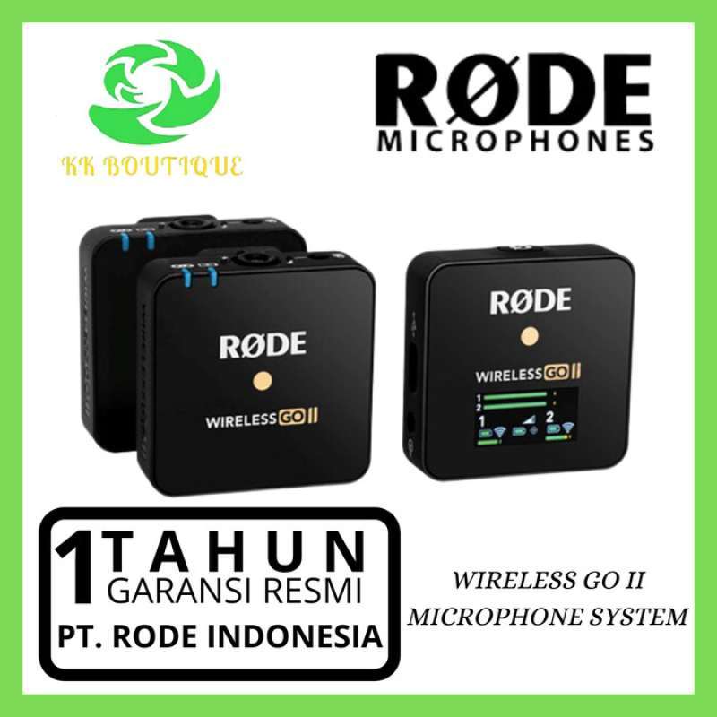 Promo Rode Wireless GO II - 2-Person Wireless Microphone Diskon 23% di ...
