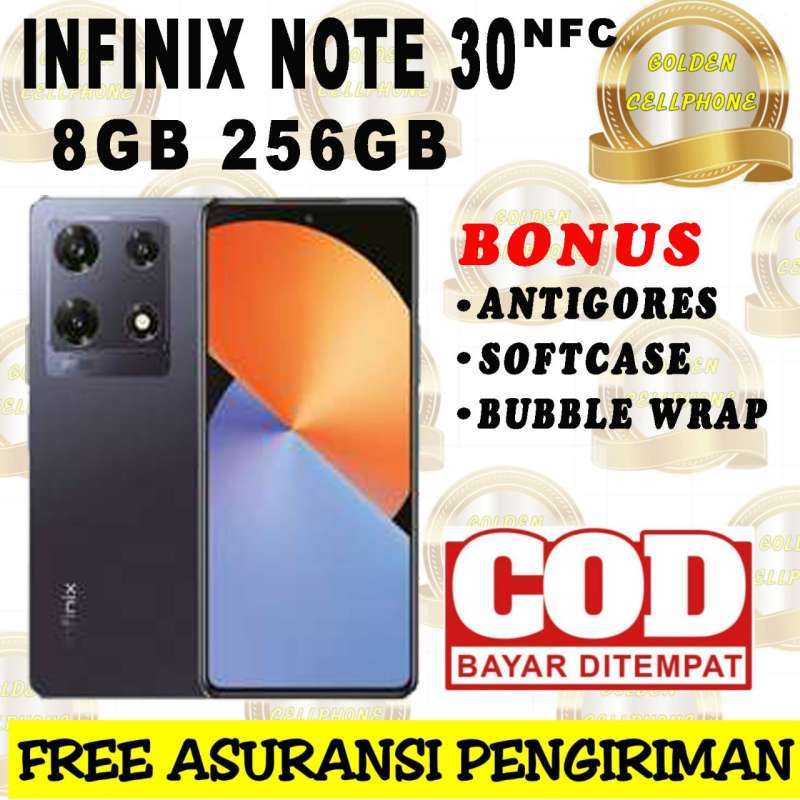 Jual INFINIX NOTE 30 NFC 8/256 SUPPORT WIRELESS CHARGING GARANSI RESMI ...