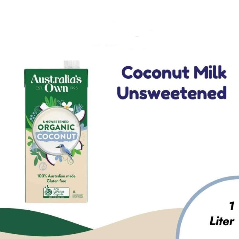 Jual Susu Kelapa Australia's Own Organic Coconut Milk Unsweetened 1l Di ...
