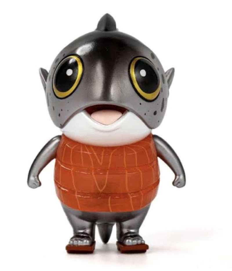 Promo Popmart Fish of the world chino lam Salmon BlueFin Whale Koi ...