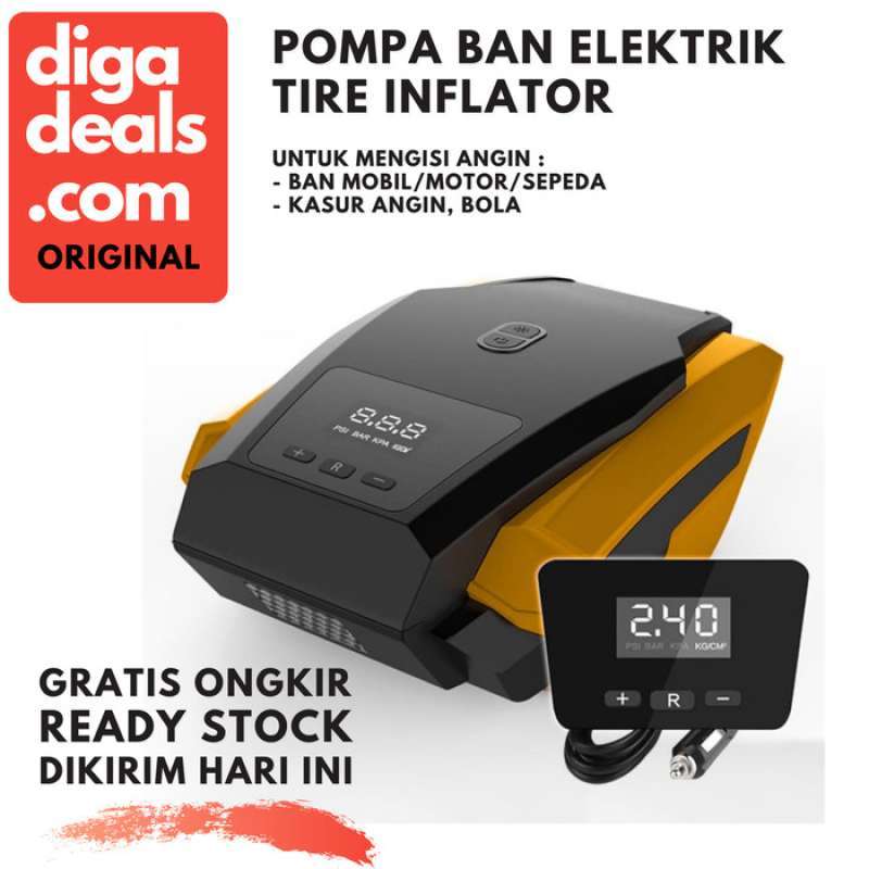 Promo Pompa Ban Mobil Pompa Motor Elektrik Portable Serba Guna Darurat ...