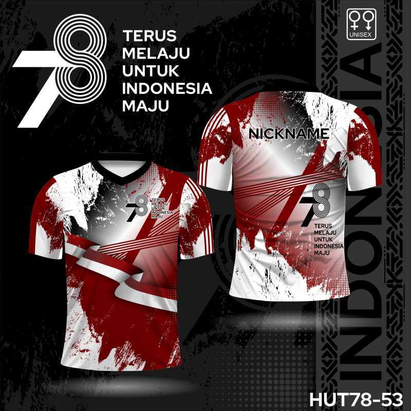 Jual Jersey Hut Kemerdekaan Ri Ke 78 Kaos Baju 17an 2023 - M Merah Di Seller Listons-cloth ...