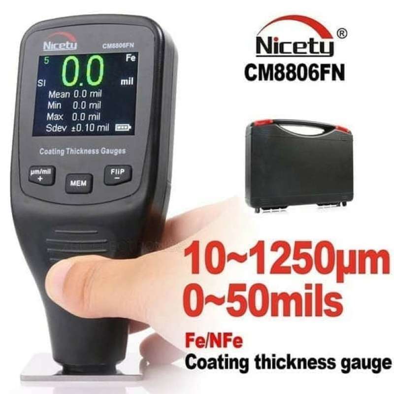 Promo Digital Coating Thickness Gauge Tester Alat Ketebalan Cat Diskon ...