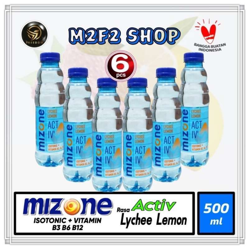 Promo Mizone White Isotonic Lychee Lemon White Tea - 500 ml (Kemasan 6 Pcs) Diskon 16% di Seller ...