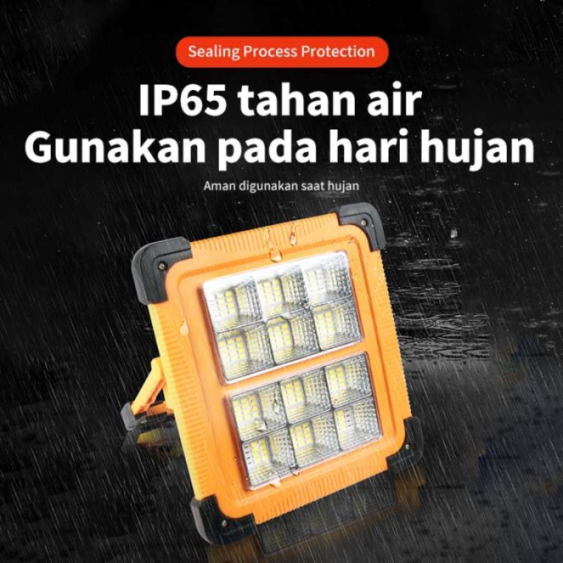 Promo Lampu sorot luar ruang surya multi-fungsi yang kuat dan cahaya yang ku Diskon 23% di ...