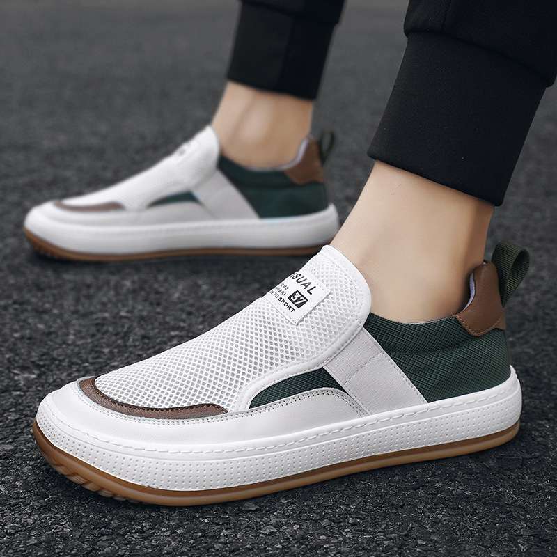 Promo Sepatu Sneaker Slip On Tanpa Tali Import Original Full Soul Jahit ...