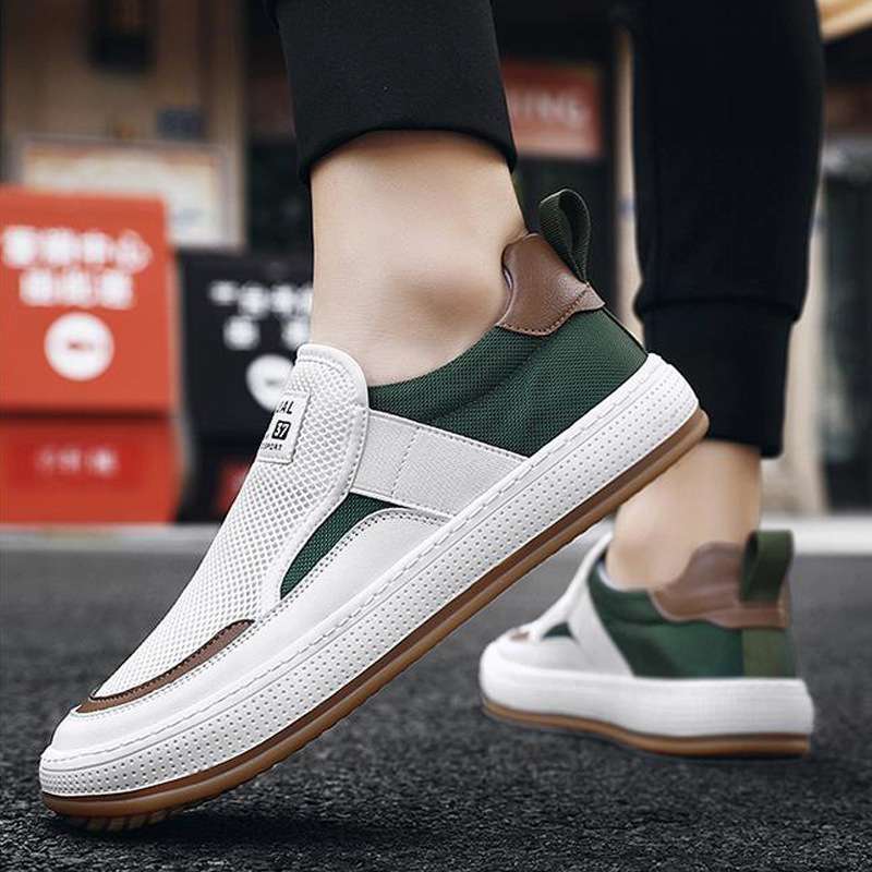Promo Sepatu Sneaker Slip On Tanpa Tali Import Original Full Soul Jahit ...
