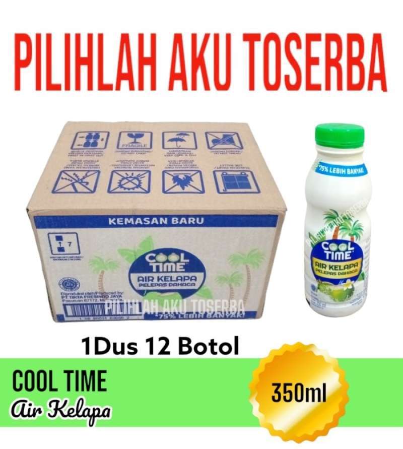 Promo COOL TIME COCONUT WATER Air Kelapa 350 ml - ( 1 DUS isi 12 btl ...