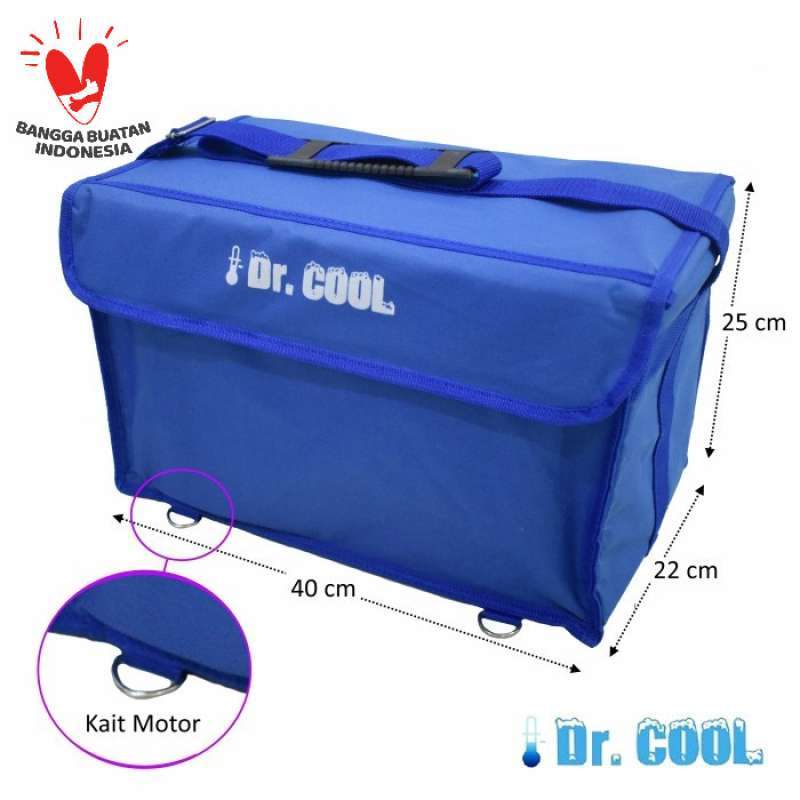 Promo Tas Go Food Fiber Dr Cool 40x22x25cm Premium Small Portable ...