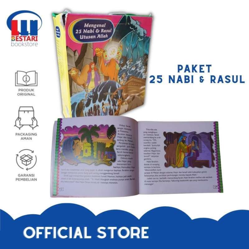 Jual buku cerita nabi - paket 25 nabi dan rasul - zikrul di Seller Bestari Zikrul Official Store ...
