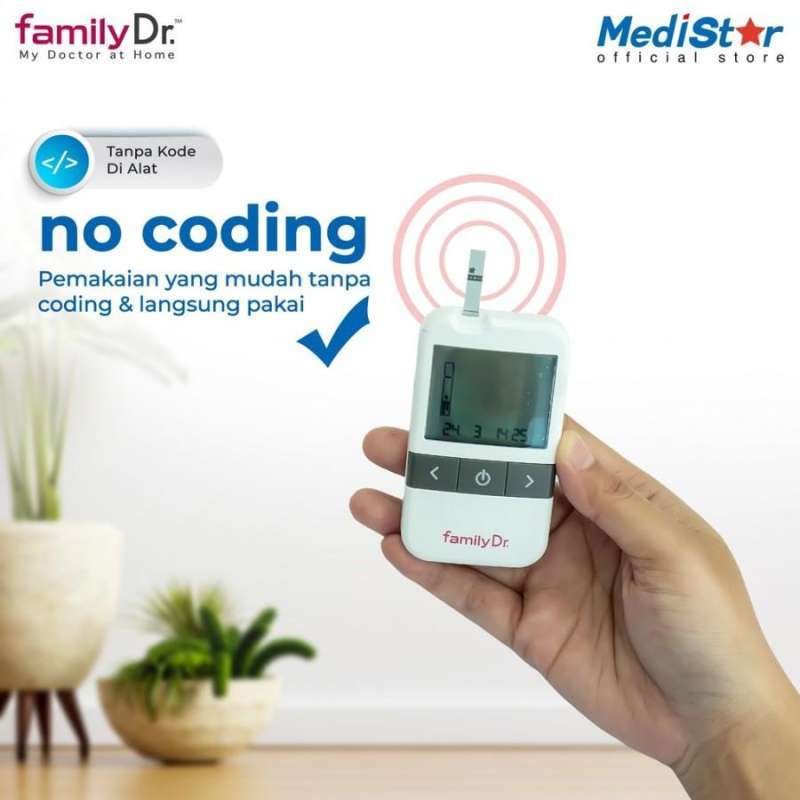 Jual FAMILY DR - Strip Gula Darah | Glucose Test Strip Isi 25 Strip di ...