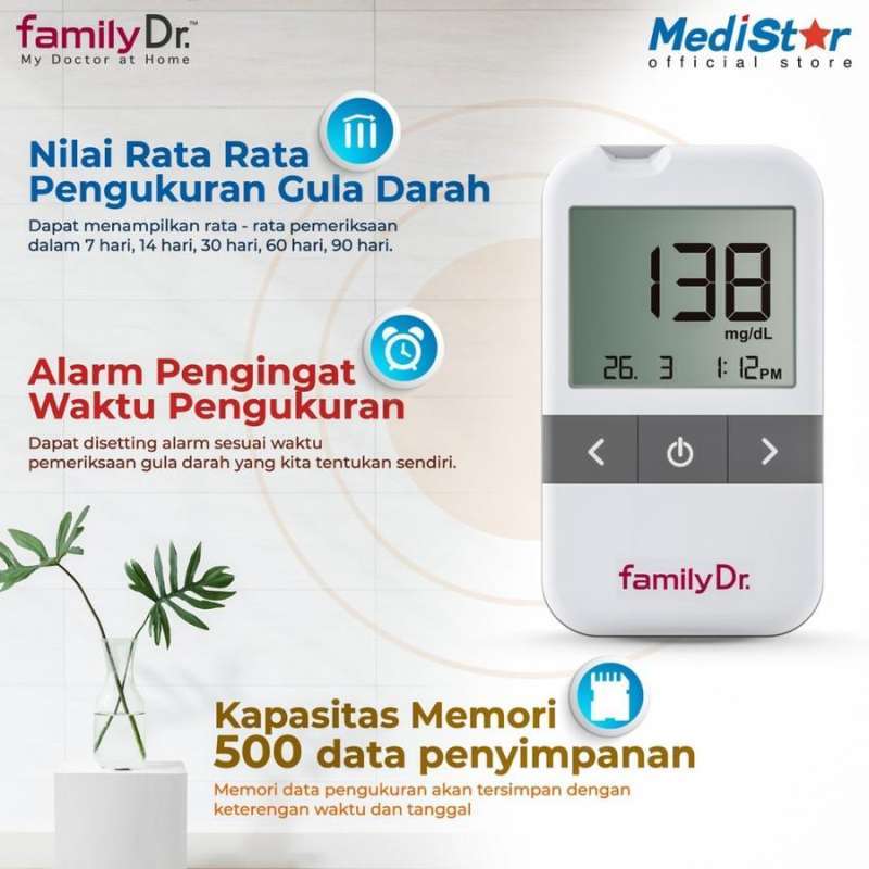 Jual FAMILY DR - Strip Gula Darah | Glucose Test Strip Isi 25 Strip di ...