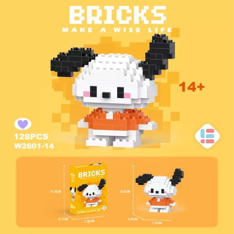 Jual Mainan Block Bricks Education Nano Block Mini Model Karakter ...