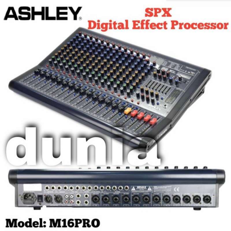 Promo Mixer Ashley M16Pro 16 Channel Professional 12 Mono - 4 Stereo ...