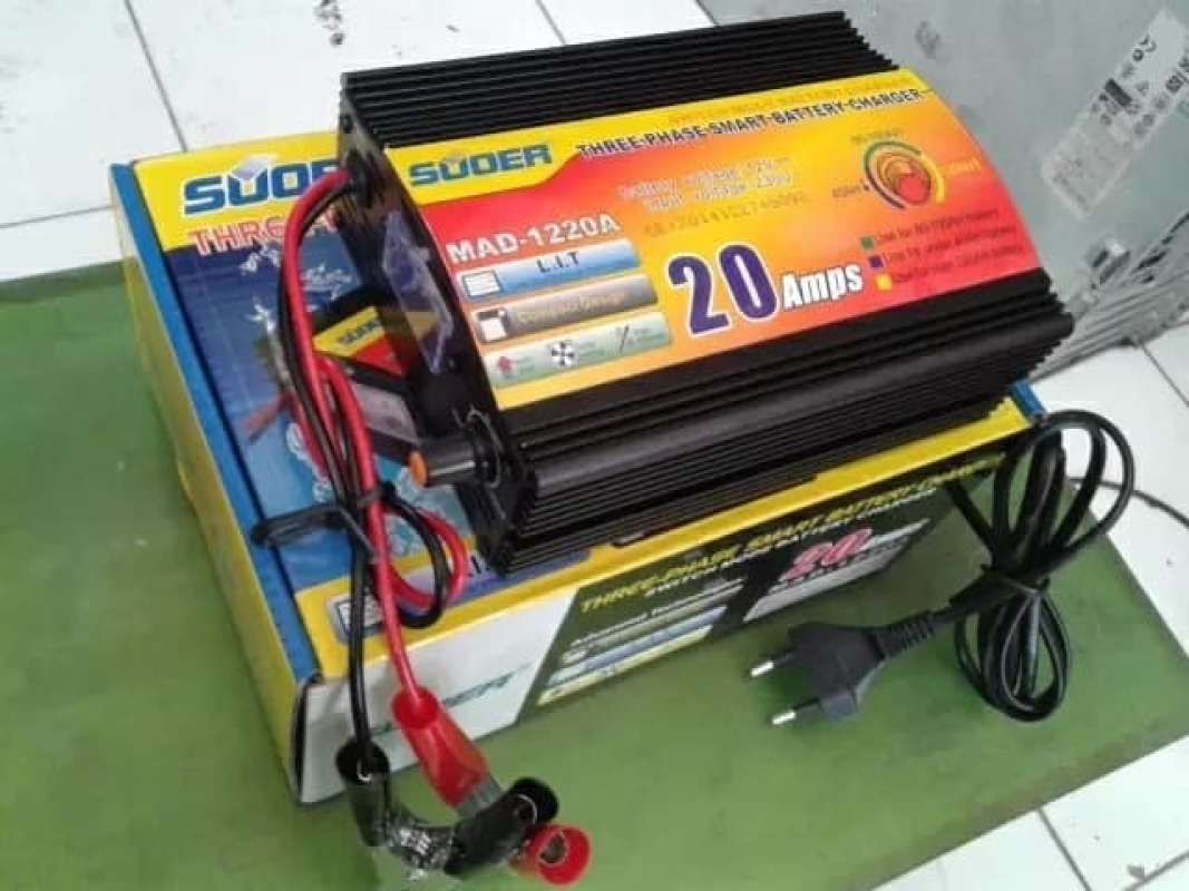 Jual Suoer Charger Aki 12v 20a Model No.: Ma-1220a Di Seller Zuma ...