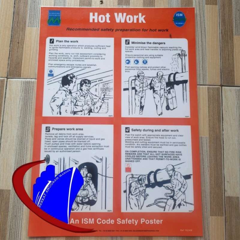 Promo Safety Poster Imo Hot Work Impa Code 331524 Diskon 23% di Seller ...