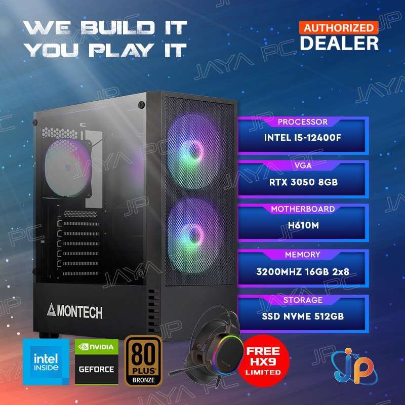 Jual GAMING POINT GEFORCE RTX 3050 - PC RAKITAN INTEL I5 GEN 12 di ...