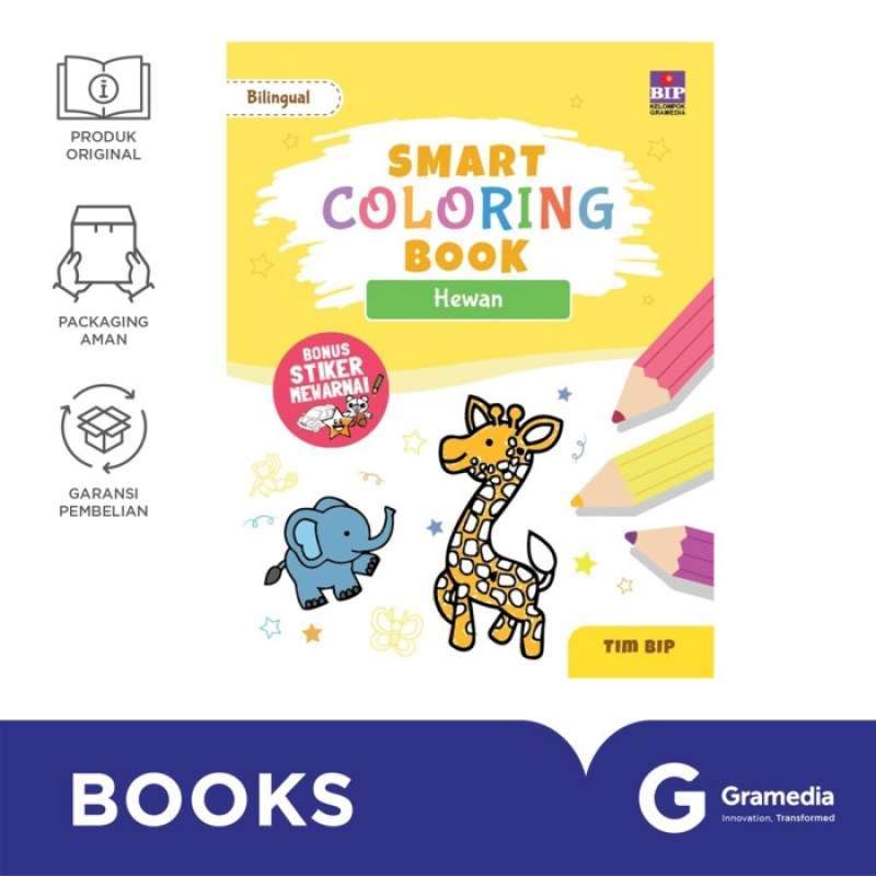 Jual Buku Smart Coloring Book Hewan Di Seller Gramedia Official Store ...