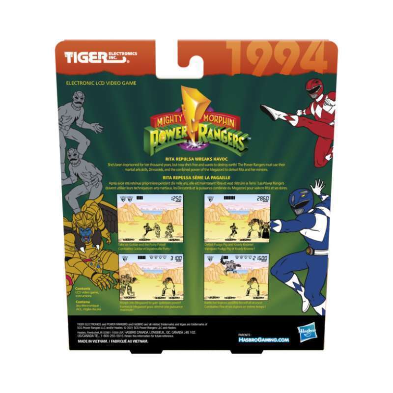 Promo Tiger Electronics Power Rangers Retro Game Diskon 40% Di Seller ...