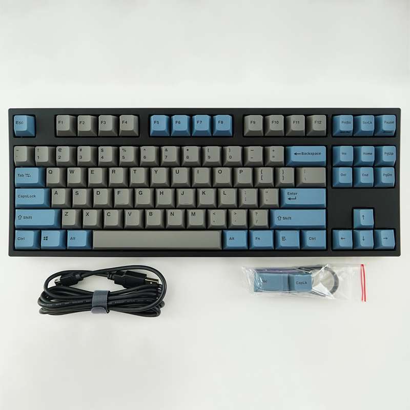 Promo Leopold FC750R Grey/Blue PD TKL Double Shot PBT Mechanical Keyboard - Silent Red SW Diskon ...
